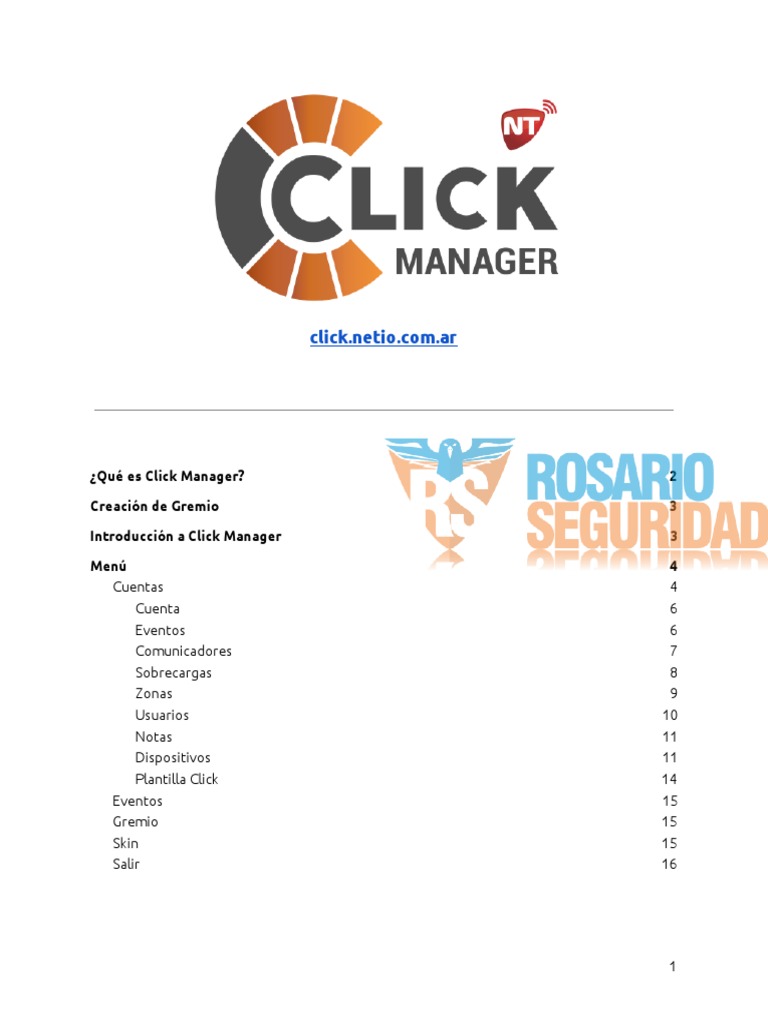 000-Manual Click Manager | PDF | Youtube | Ventana (informática)