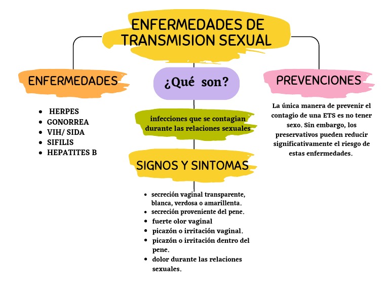 Mapa Conceptual Enfermedades de Transmision Sexual | PDF