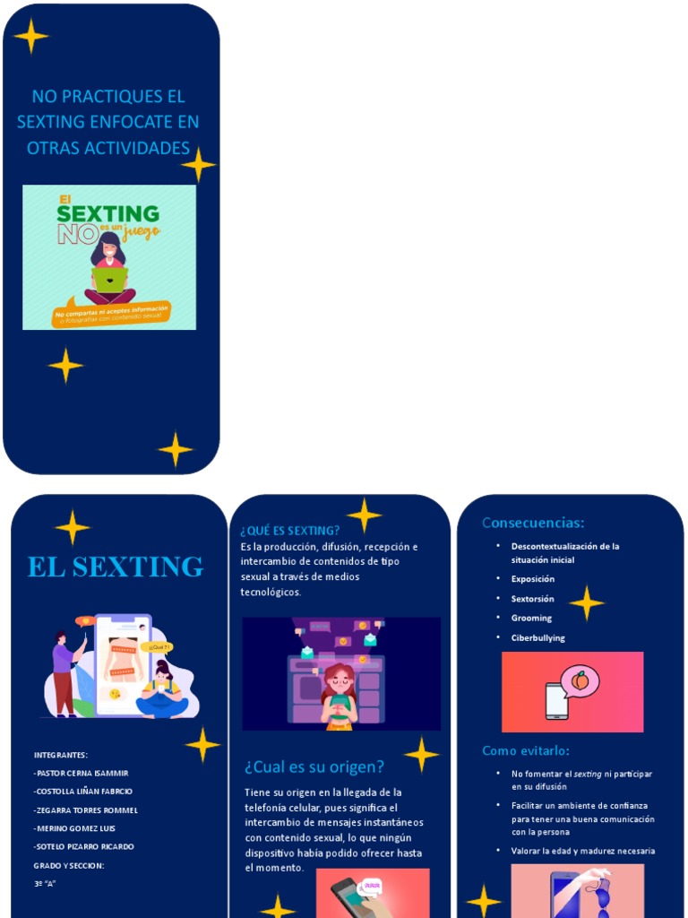 TRIPTICO DEL SEXTING | PDF
