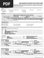 Kina Bank Business Account Application Form | PDF | Cheque | Banks