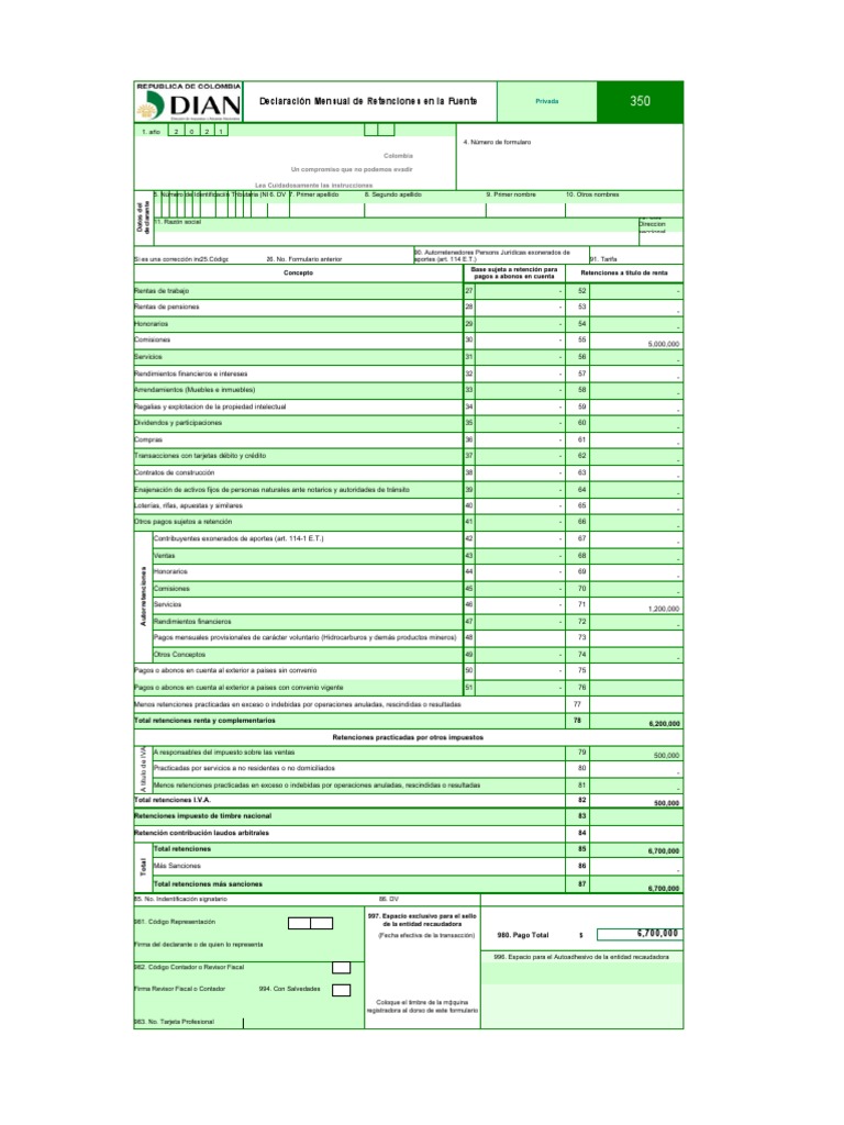 Formularios Impuestos | PDF | Impuestos | Finanza pública