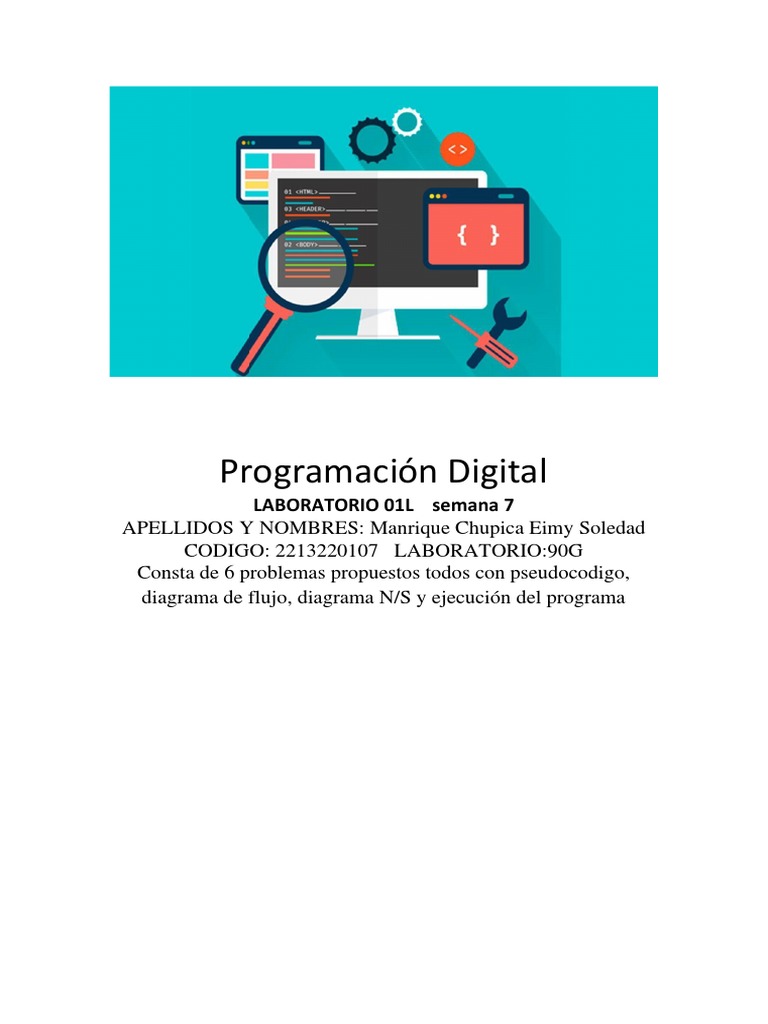 Prog Digital-01l-90g-Sesion-07-Manrique Chupica Eimy Soledad | PDF | Informática | Programación ...