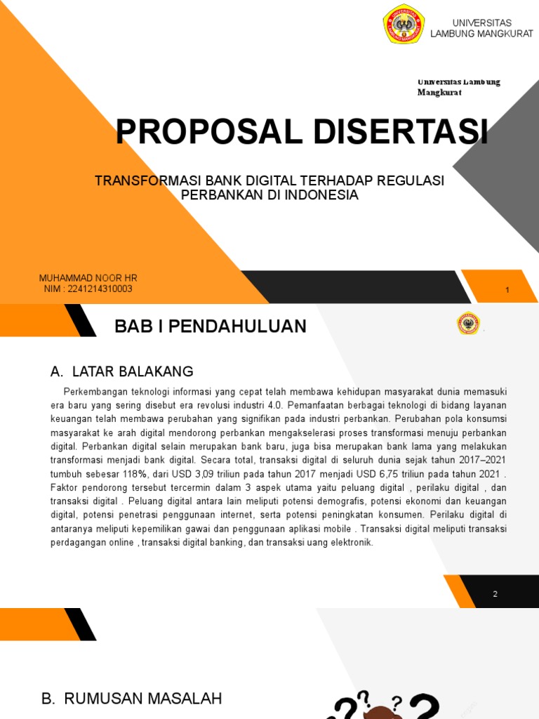 Proposal Disertasi | PDF