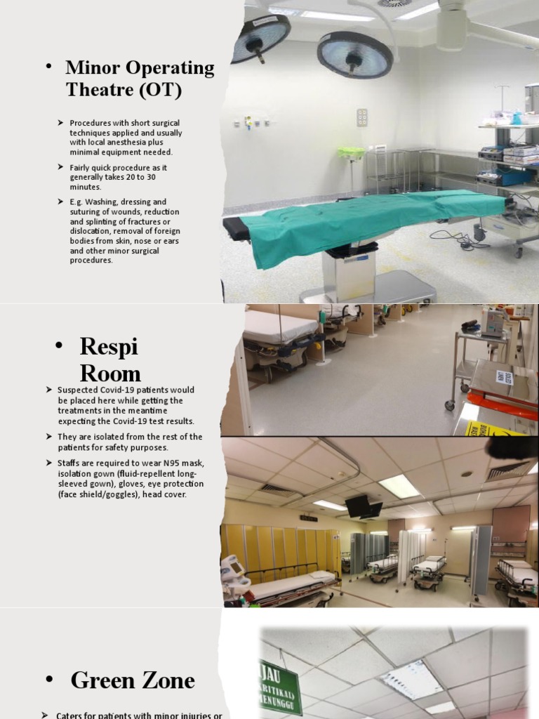 Emergency Department - Minor OT, Respi, Green | PDF