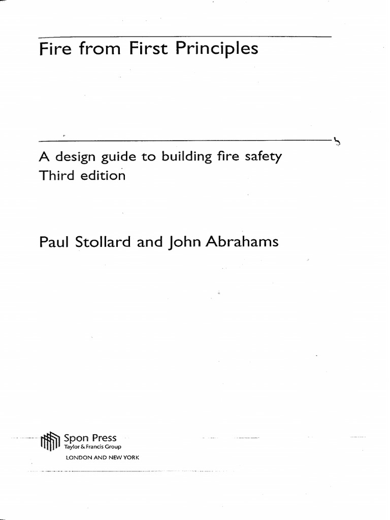 Fire Safety Design Guide: Principles & Practices | PDF | Firefighting ...