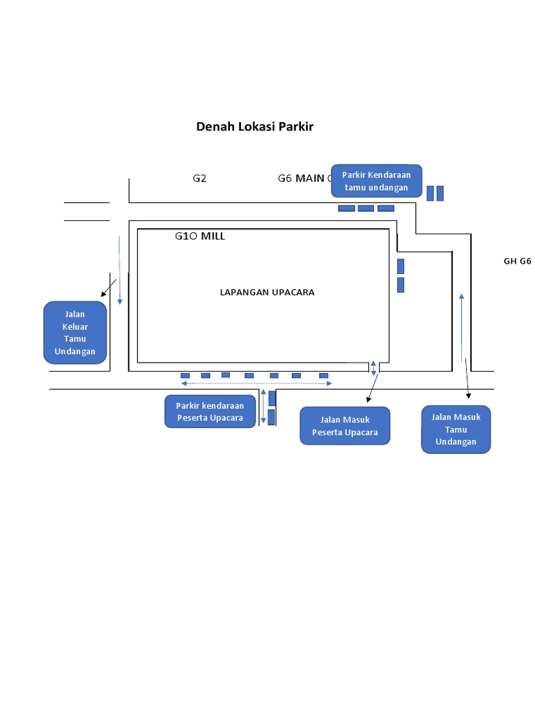 03 Denah Lokasi Parkir | PDF