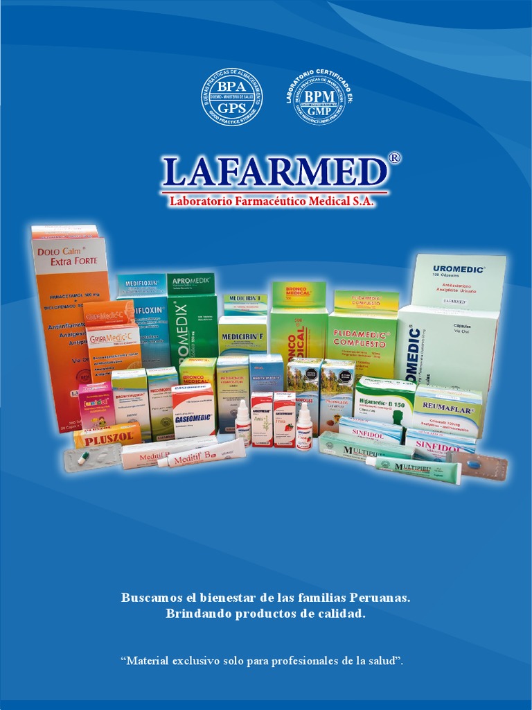 La Farmed - Catalogo de Ventas | PDF | Tratamientos médicos | Grupo ...