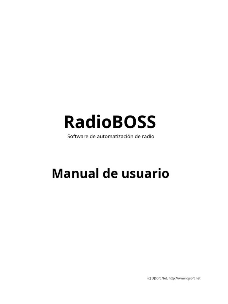 Radio BOSS | PDF | Biblioteca (informática) | Ventana (informática)