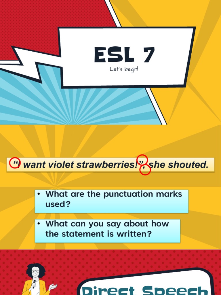 Direct vs Reported Speech Guide | PDF | Linguistic Typology | Linguistics