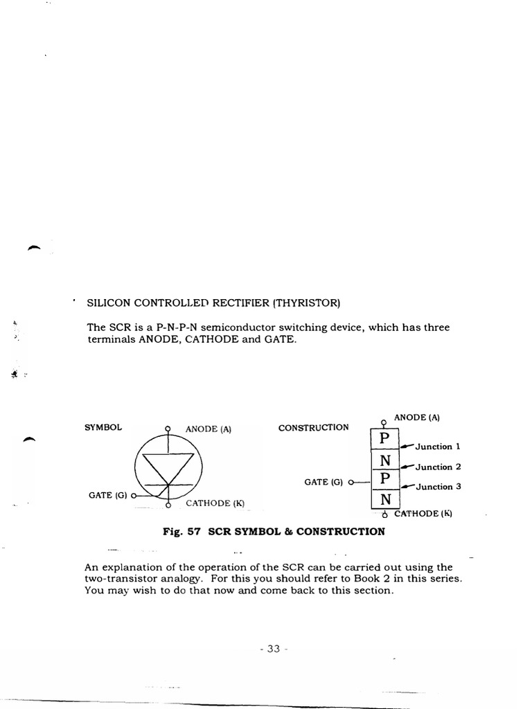 Reading Material - SCR | PDF | Diode | P–N Junction