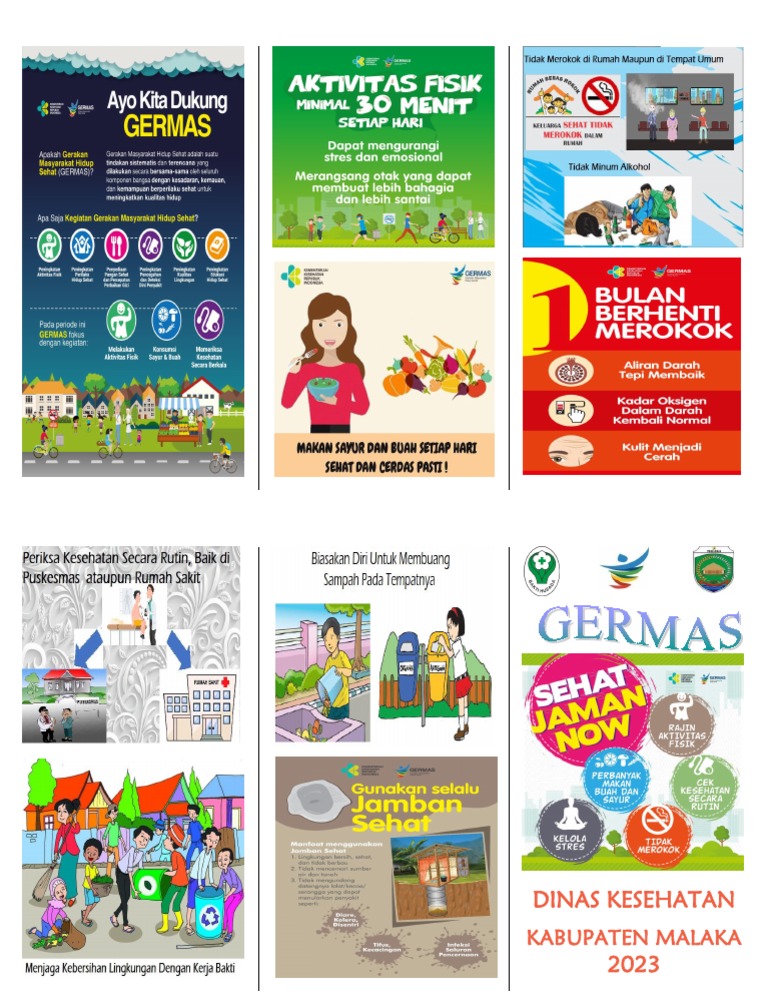Leaflet Germas | PDF