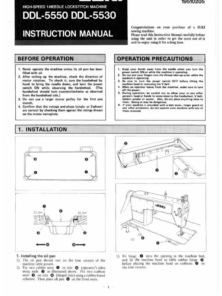 DDL-5530 Instruction Book | PDF