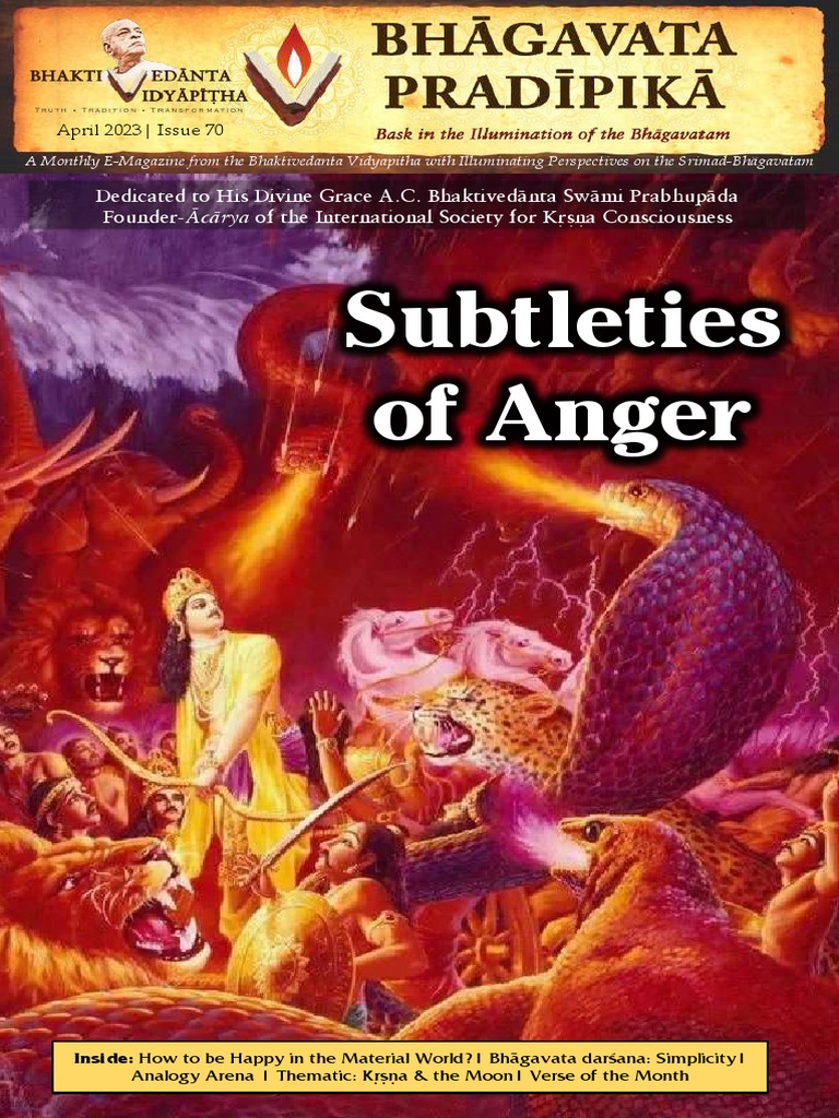 Bhagavata Pradipika Issue 70-Subtleties of Anger - 2023-04 | PDF ... Bhagavata Pradipika Issue 70-Subtleties of Anger - 2023-04 | PDF ...