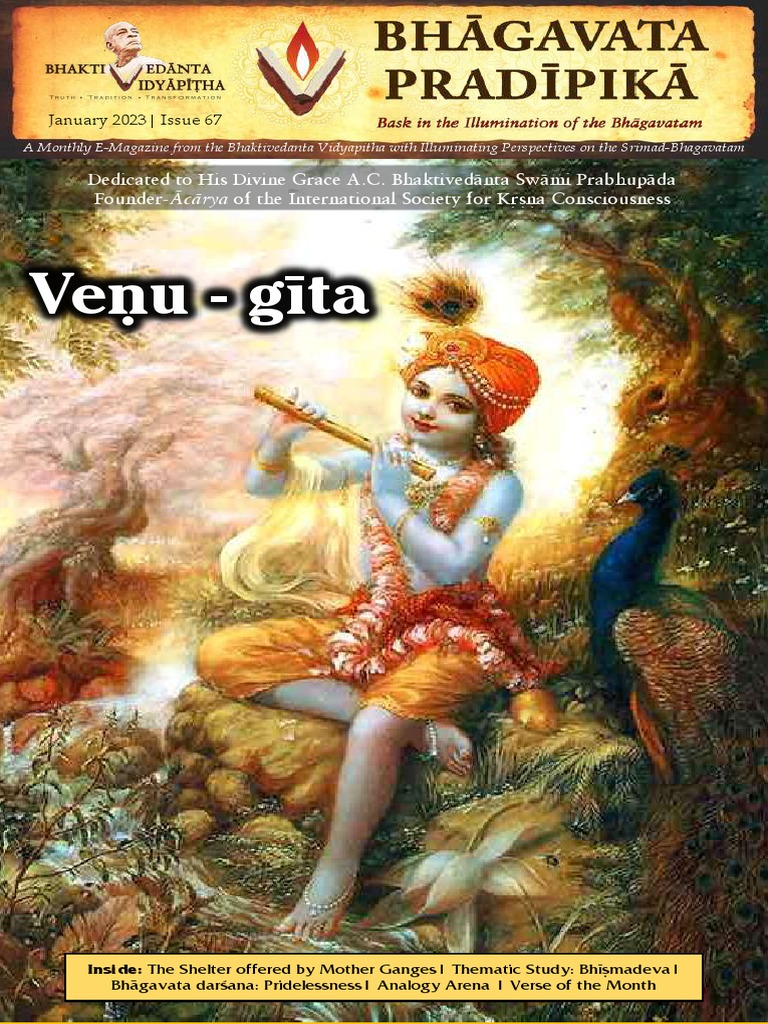 Bhagavata Pradipika Issue 67-Venu Gita - 2023-01 | PDF | Bhagavata ...