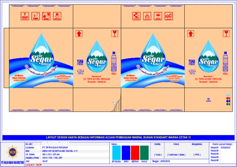 Amdk Air Segar Alami 1500 ML 348x260x325 MM | PDF