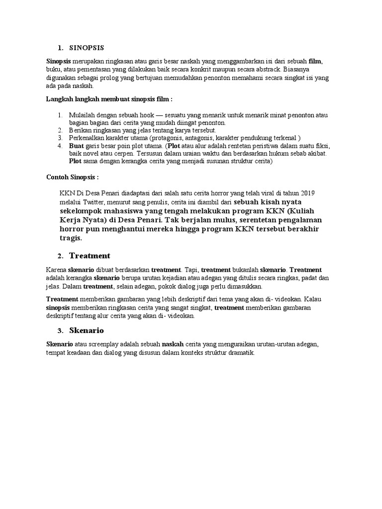 Sinopsis | PDF