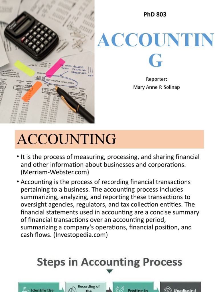 ACCOUNTING REPORT PHD 803 | PDF | Accounting | Cost Accounting