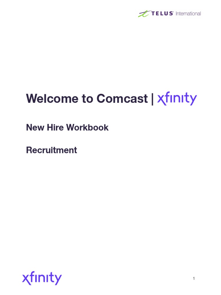 Comcast New Hire Guide | PDF | Computer Network | Internet Access