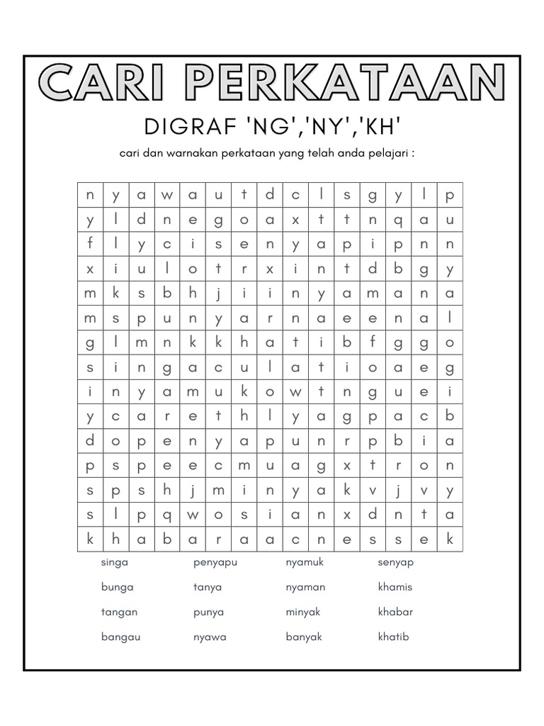 Digraf CARI PERKATAAN NG Ny KH | PDF