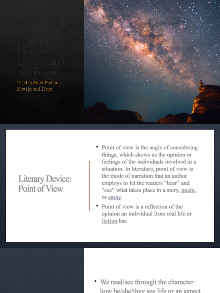 Literary Devices | PDF | Narration