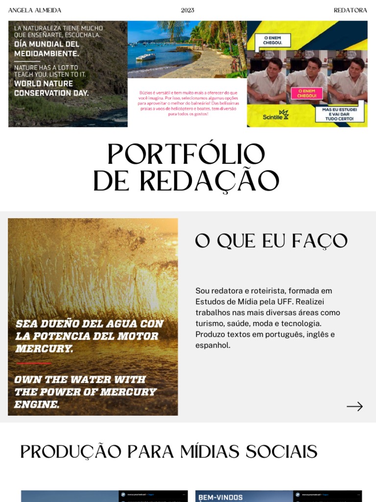 Angela Almeida - Portfólio | PDF | Arte