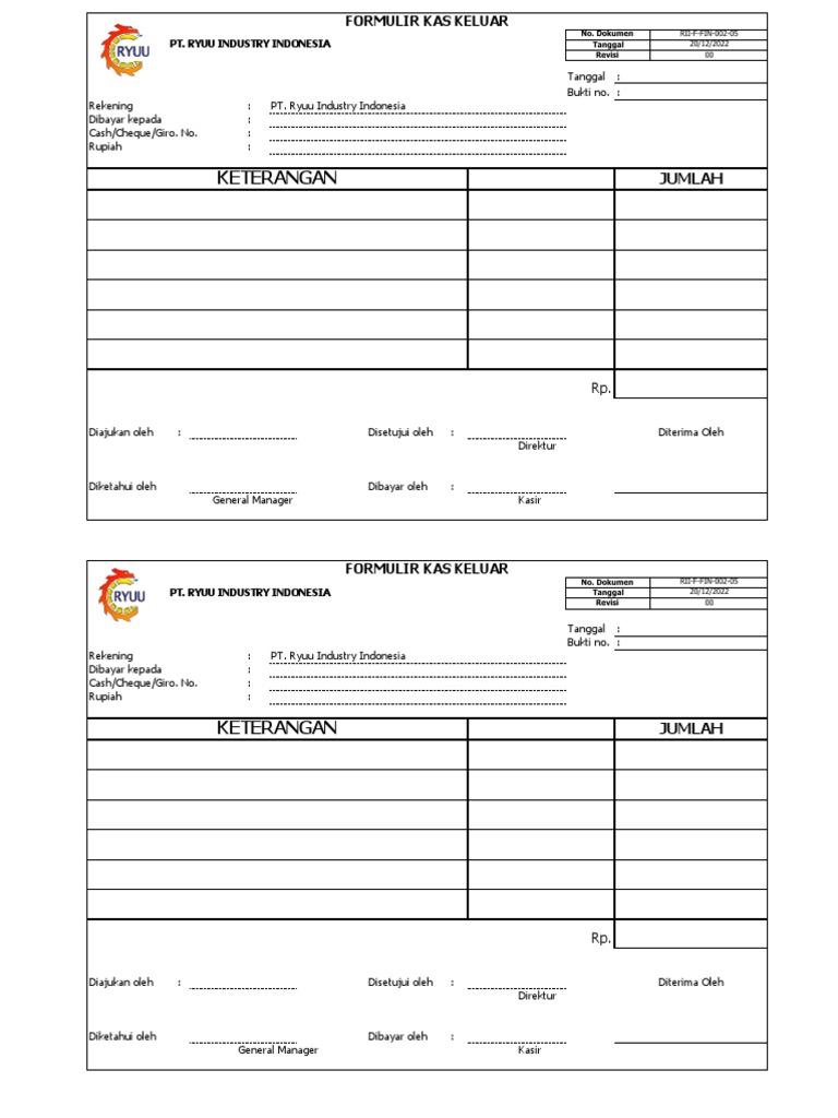 Form Realisasi | PDF