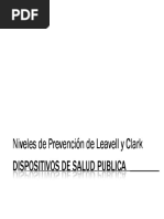 Niveles de Leavell y Clark | PDF | Asistencia sanitaria preventiva ...