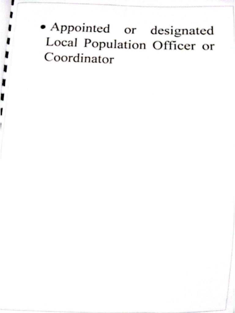 Establishment of Population Office With Appointed or Designated ...