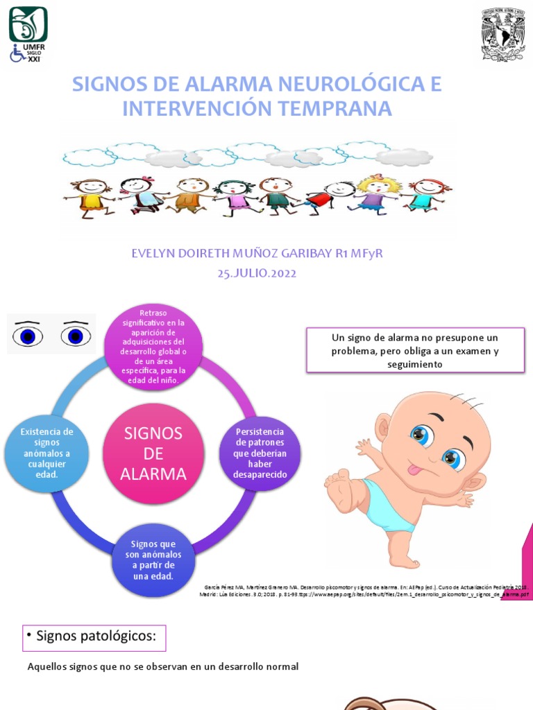 Signos de Alarma Neurológica e Intervención Temprana | PDF ...