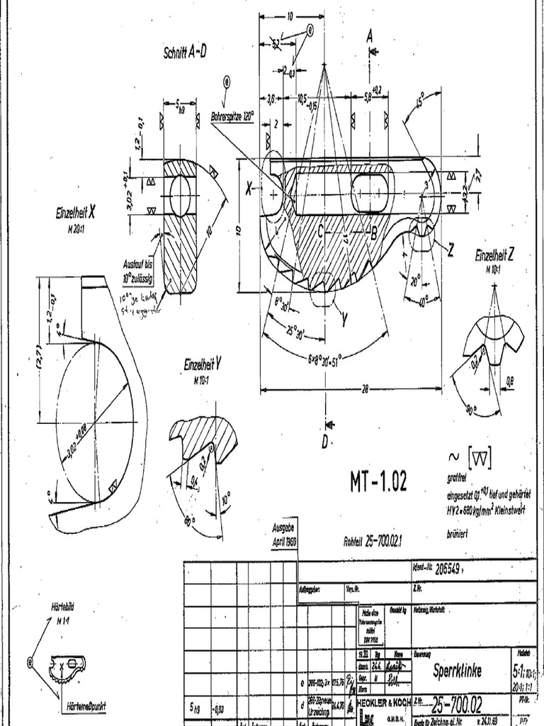 Complete H&K MP5 Blueprints/machine Plans | PDF