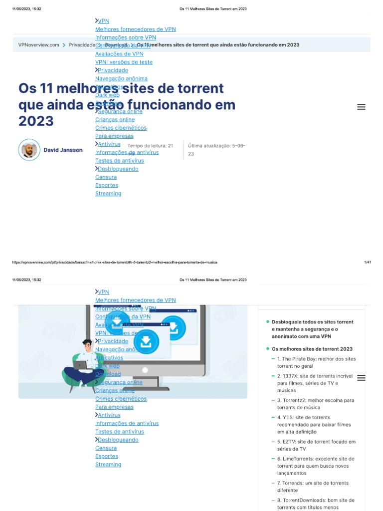 Sites de Torrents 2023 | PDF
