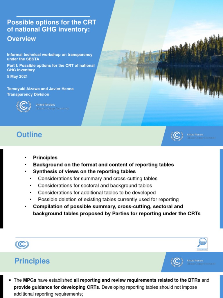 Workshop 10 (A) - CRT - +possible CRTs | PDF | Waste | Methane