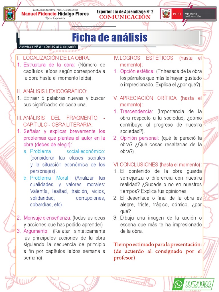 Análisis Literario 2 para Todos | PDF