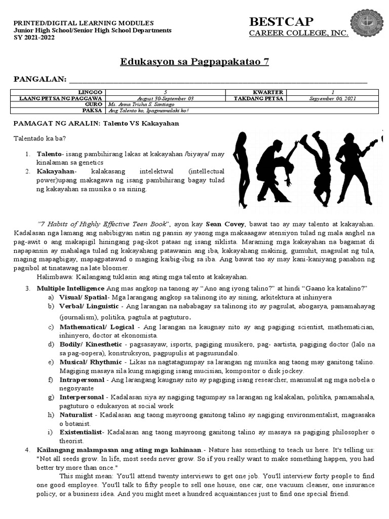 Anna Mod q1 w5 (Esp 7) | PDF