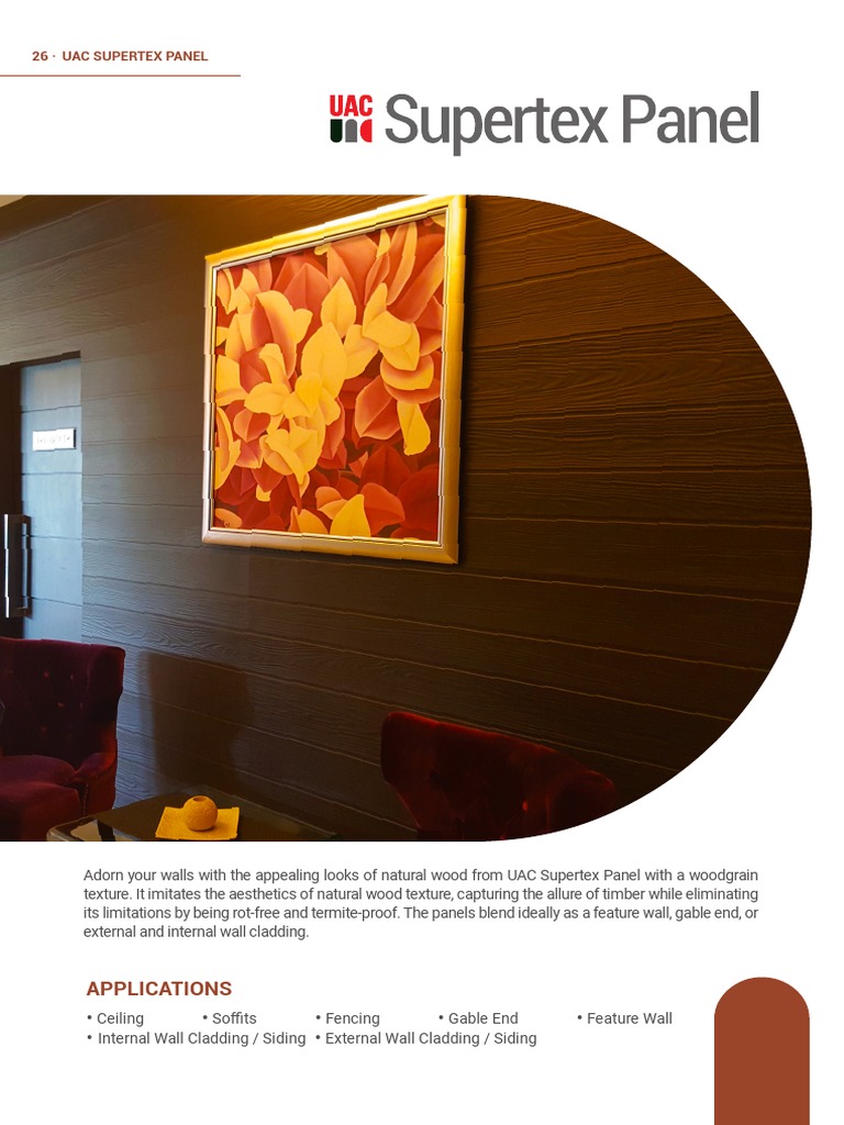 UAC Supertex Panel - commercial 2022 | PDF