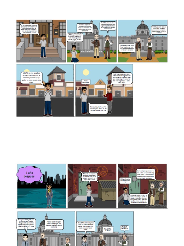 Comic Sobre Programas de Ajuste Estructural | PDF