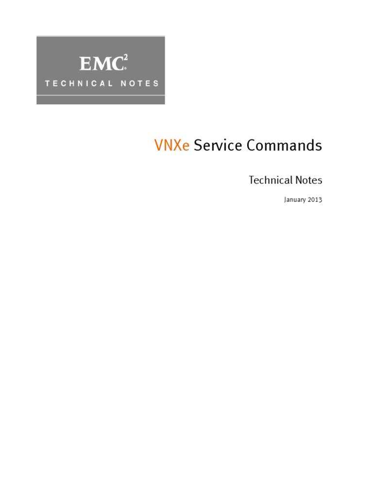 Vnxe Service Commands | Download Free PDF | Secure Shell | Booting
