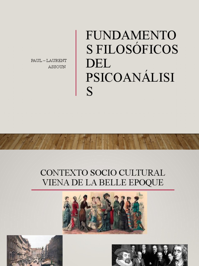Fundamentos Filosoficos Del Psicoanalisis | PDF | Psicoanálisis | Sigmund Freud