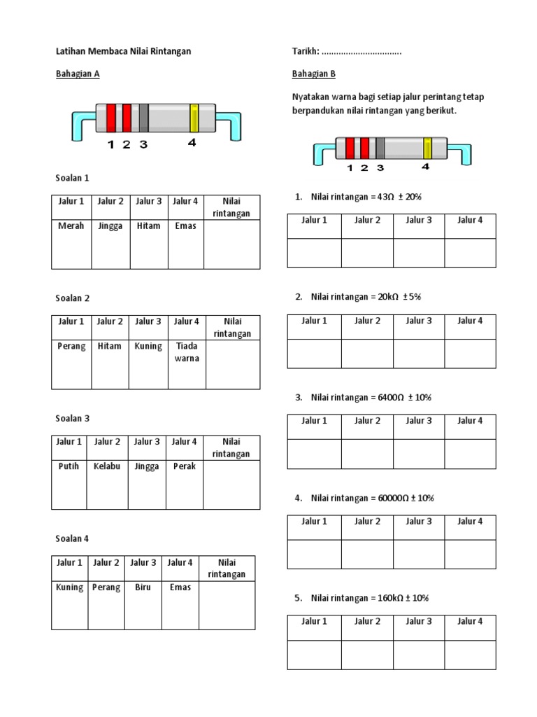 Elektronik Membaca Nilai Rintangan | PDF