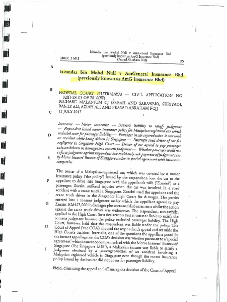 Bundles of Authorities Sabarudin Othman & Ho | PDF