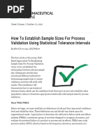 Test Method Validation | PDF | Verification And Validation | Engineering