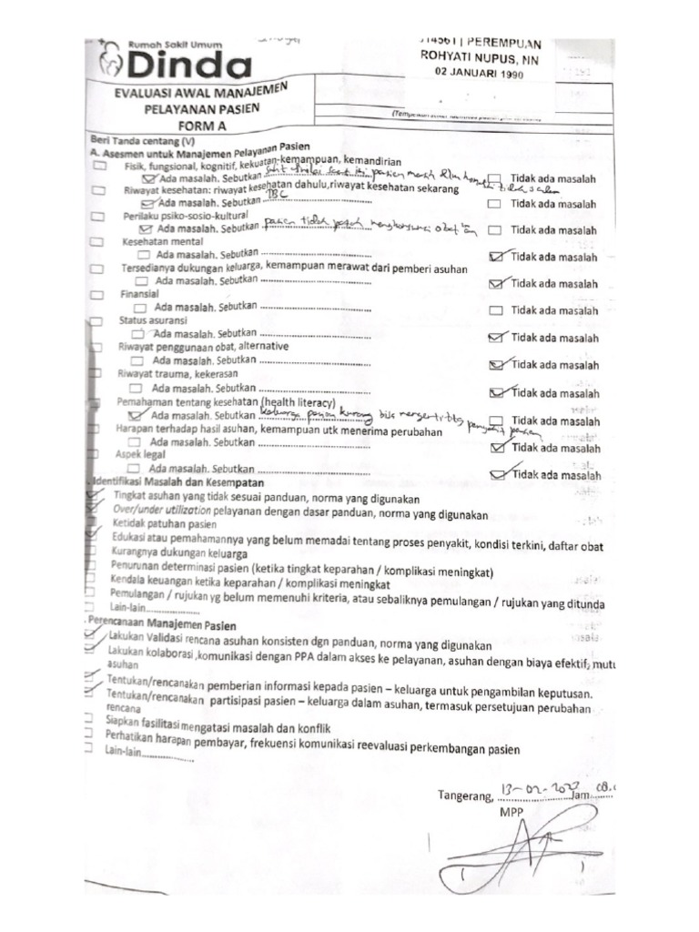 AKP-3 EP.C MPP Dan PPA Melakukan Kesinambungan Pelayanan | PDF