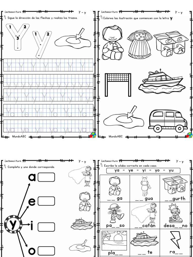 Letra Yy | PDF