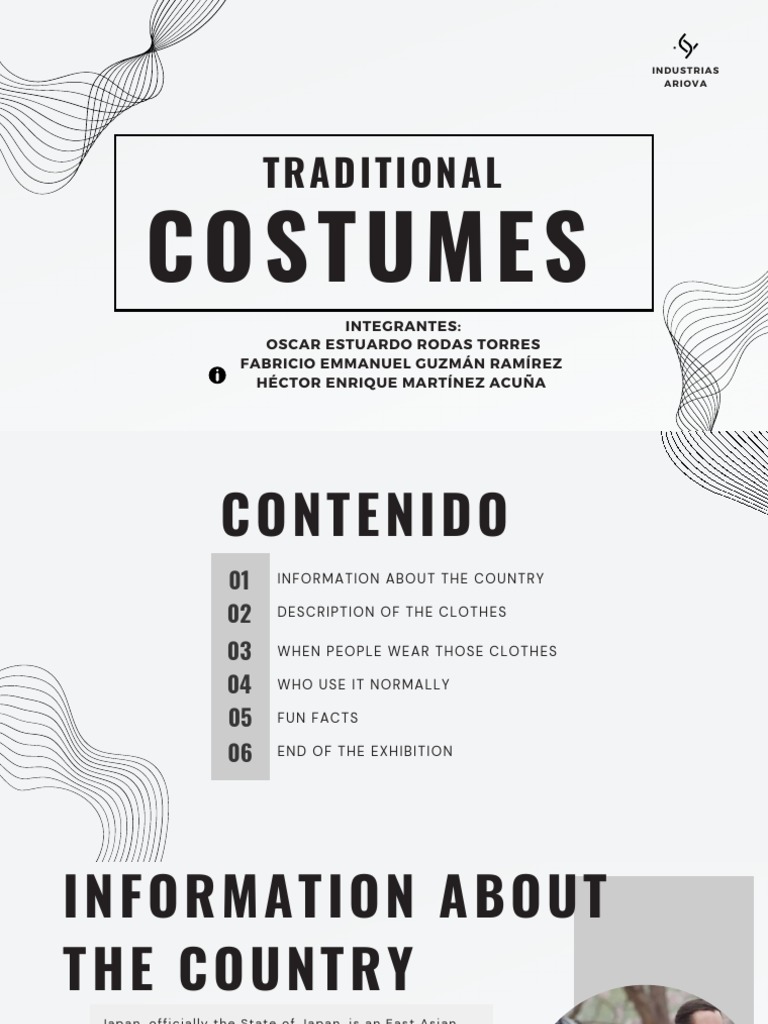 Presentation On Traditional Customs | PDF | Japan | Clothing