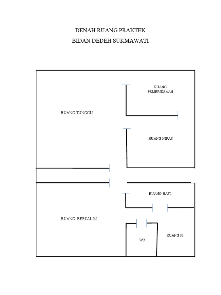 Denah Ruang Praktek | PDF | Teknologi & Rekayasa