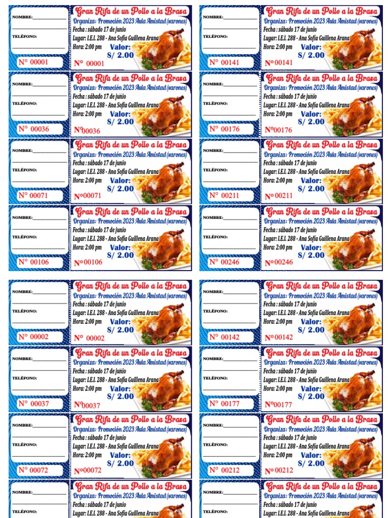 Tikes de Pollo | PDF