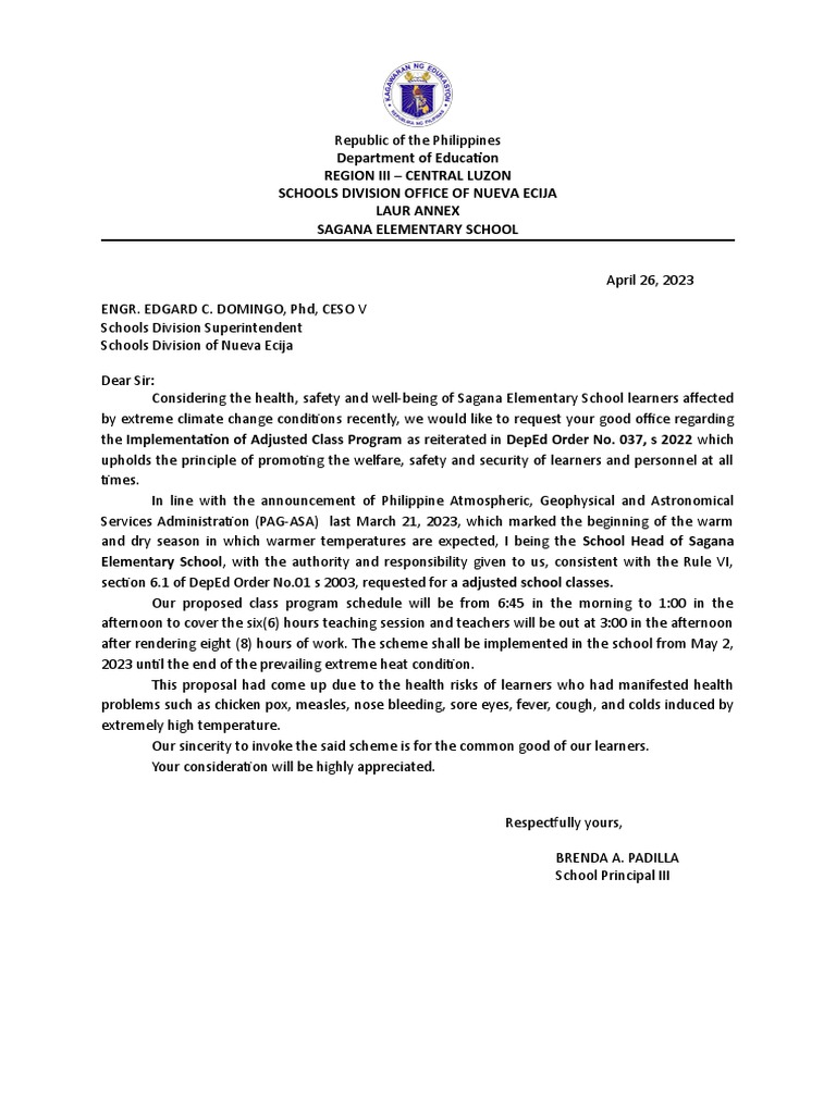 Request Letter Pdf