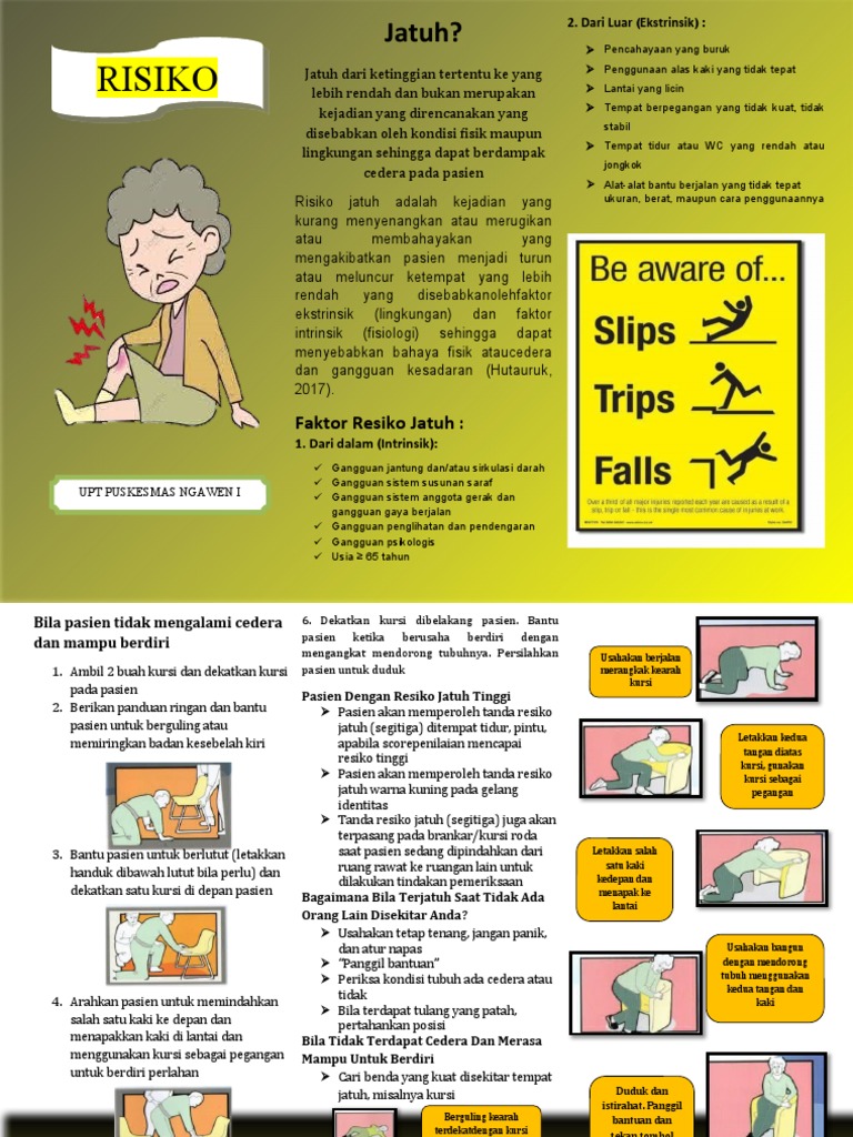 Leaflet Resiko Jatuh | PDF