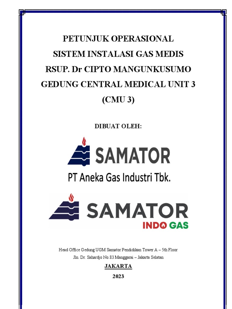 Petunjuk Operasional RSCM CMU3 | PDF