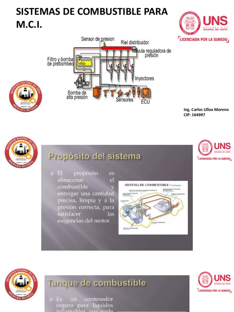 Sistema de Combustible Uns | PDF